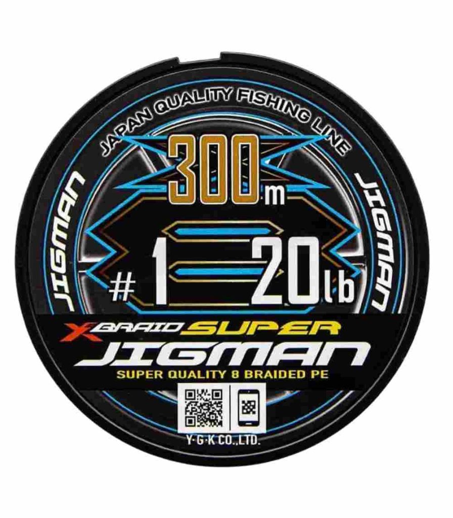 YGK X-Braid Super Jigman X8 – 8-Strand Braided PE Fishing Line ...
