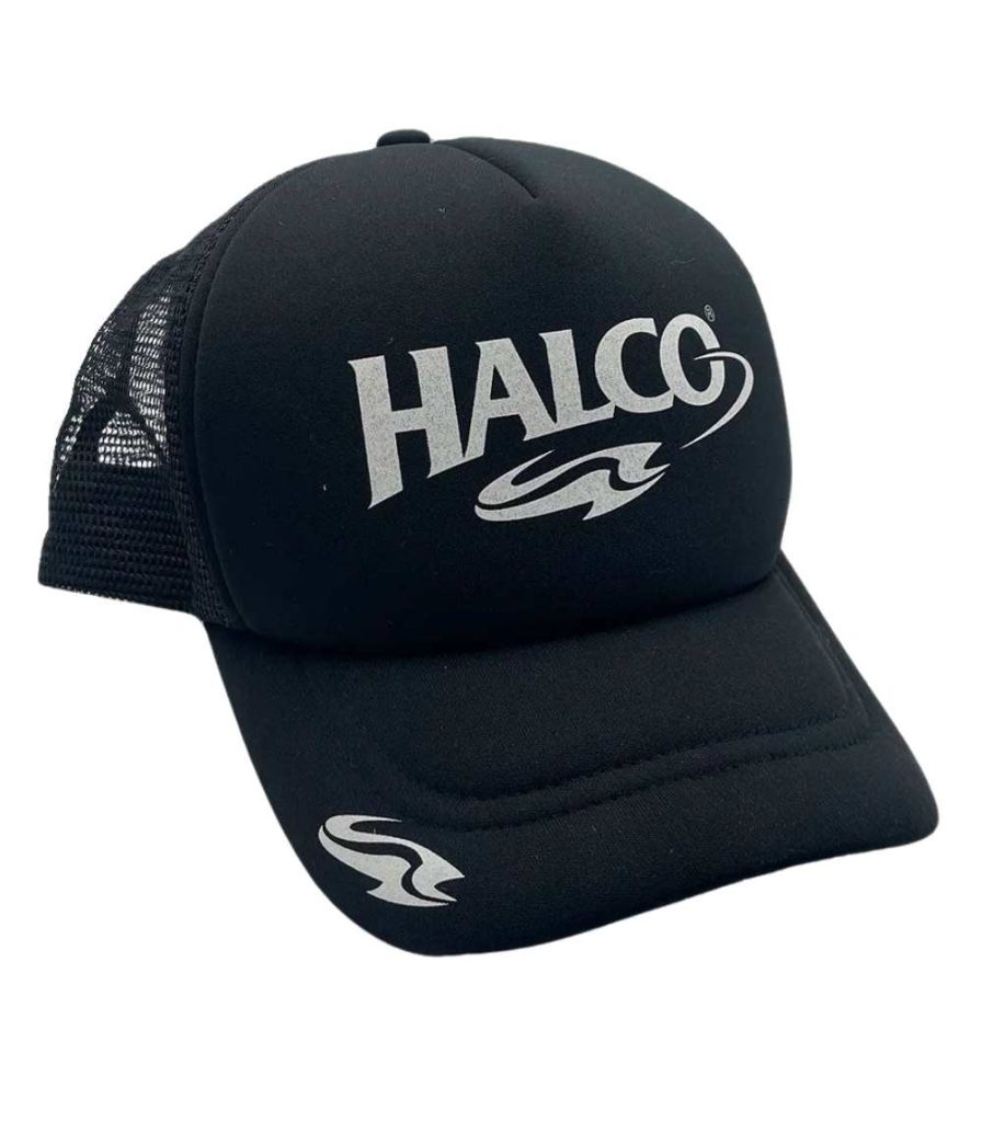 Halco Trucker Cap – Lightweight Mesh Fishing Hat with Embroidered Logo – Barracuda Dubai