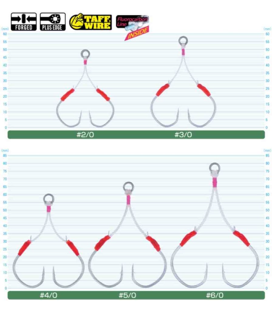 Owner Cultiva 11785 JT-27 Jigger Light Twin Shiwari Jigging Hook ...
